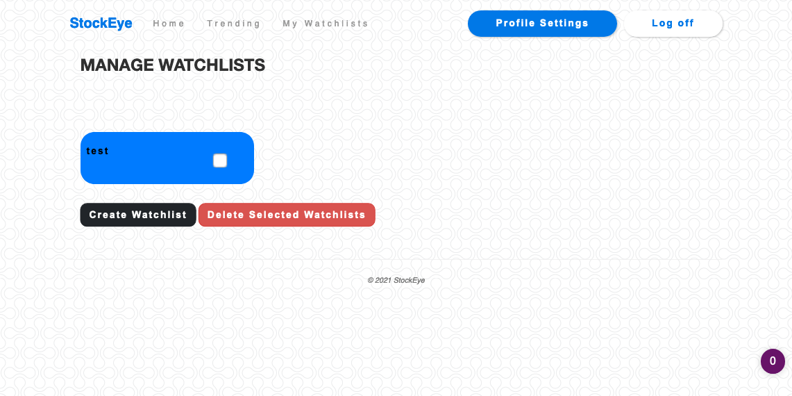 StockEye - User Documentation